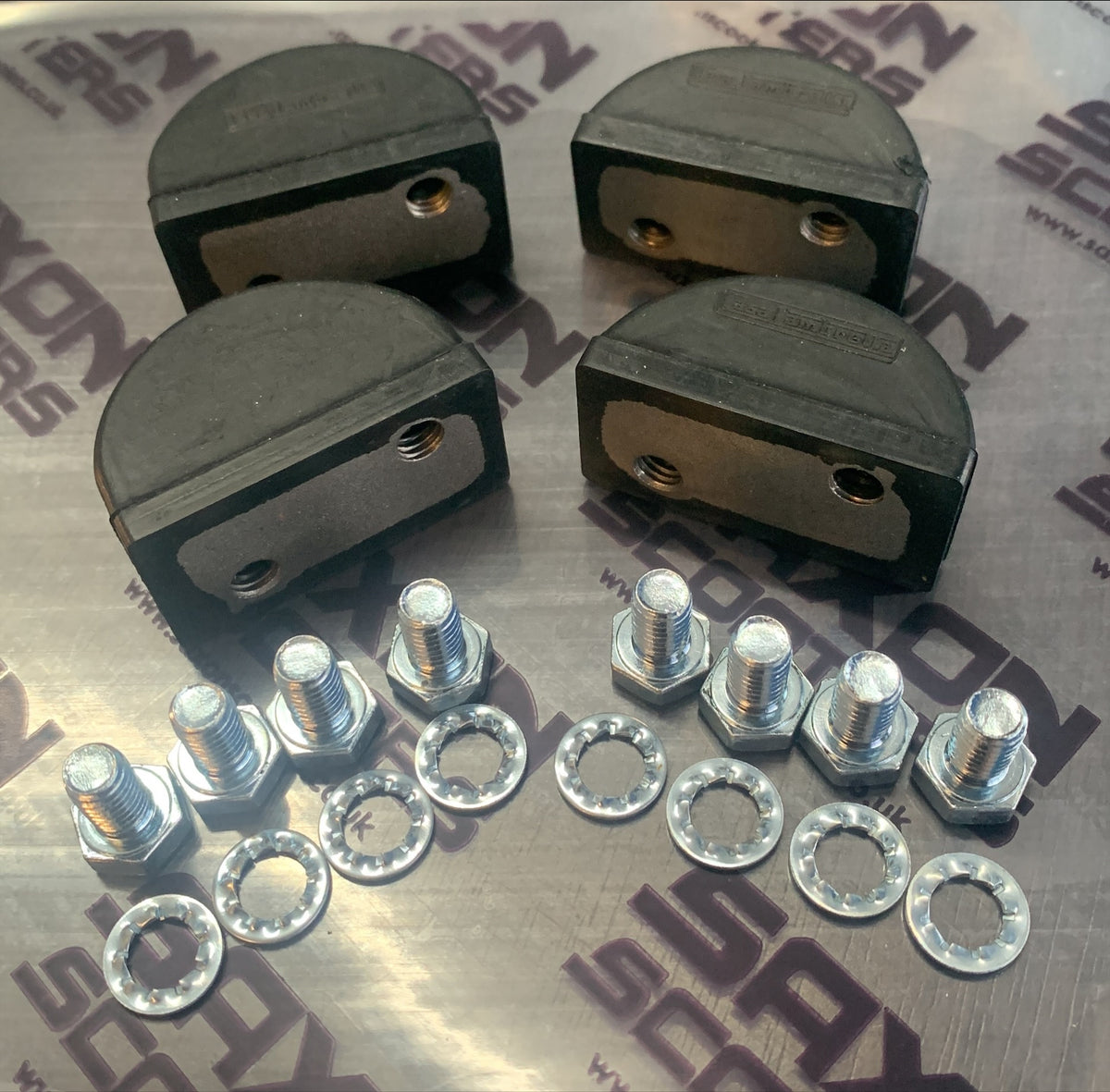 Lambretta CASA Bolt in Fork Buffers with Fixings – Saxon Scooters