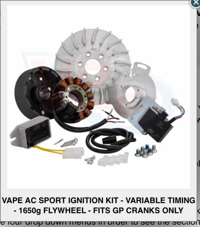 Lambretta VAPE Electronic Kit Variable Timing – Saxon Scooters
